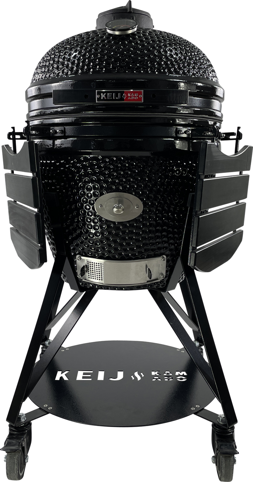 Keij Kamado Pro Large Black - 21 inch - Tuincentrum Schmitz