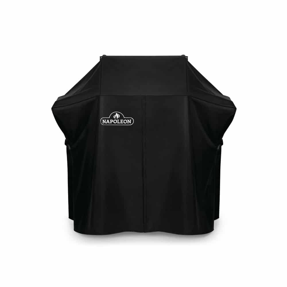 Napoleon BBQ hoes voor R365 - zijtafels uitgeklapt - Tuincentrum Schmitz