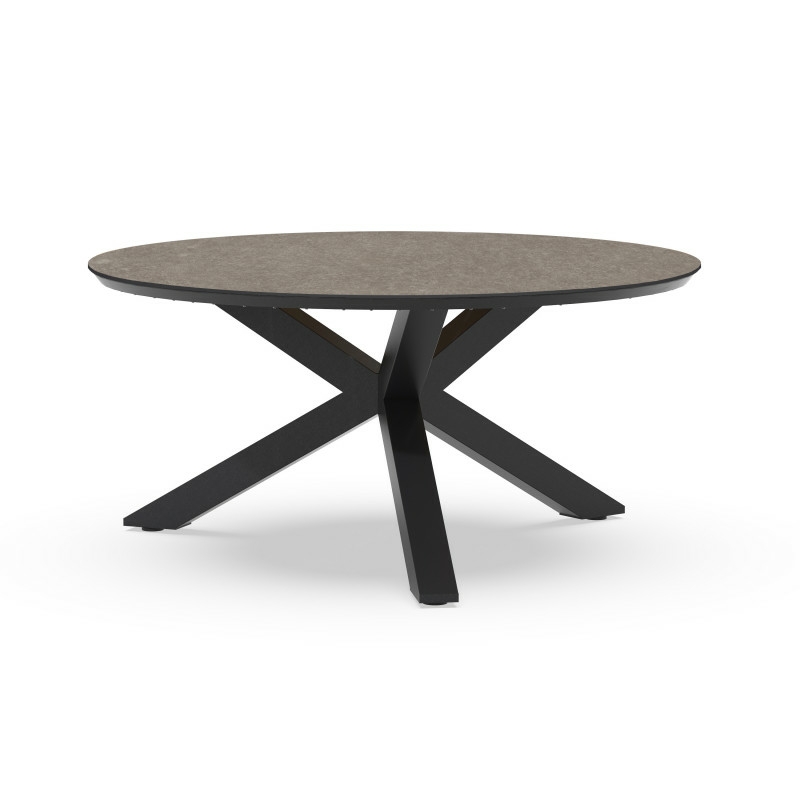 Tierra Outdoor tuintafel Omnigo - Ø 150 x 75 cm - Dark Basalt ...