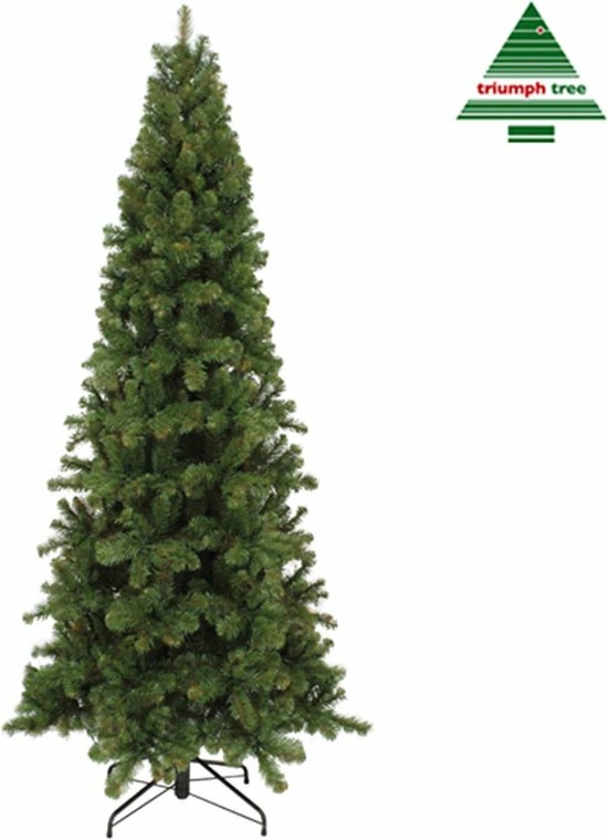 Triumph Tree kunstkerstboom Pencil Pine groen - d112cm h245cm - Tuincentrum Schmitz